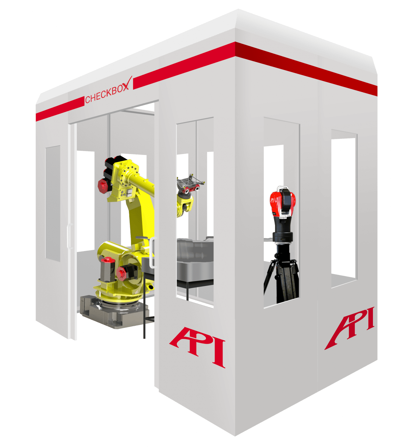 Optical scanner with true 6DoF real-time 3D robot measurement