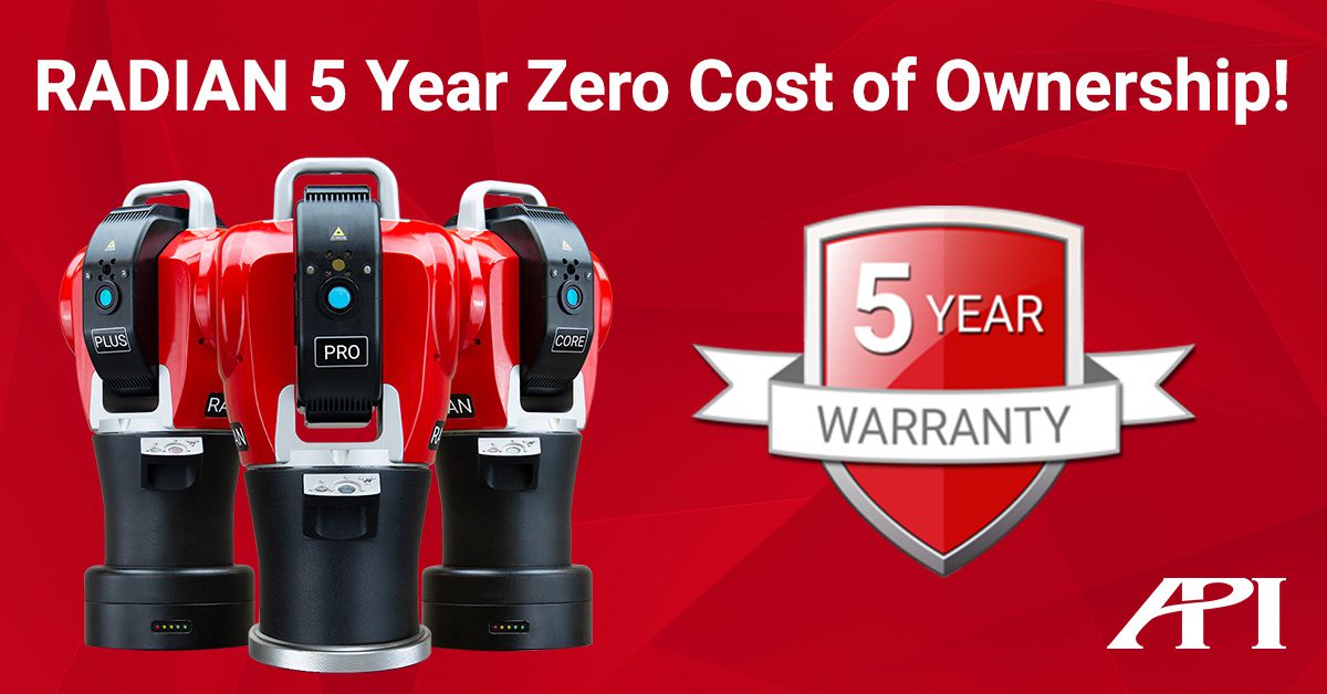 Radian - 5 Years, Zero Cost of Ownership - API Metrology