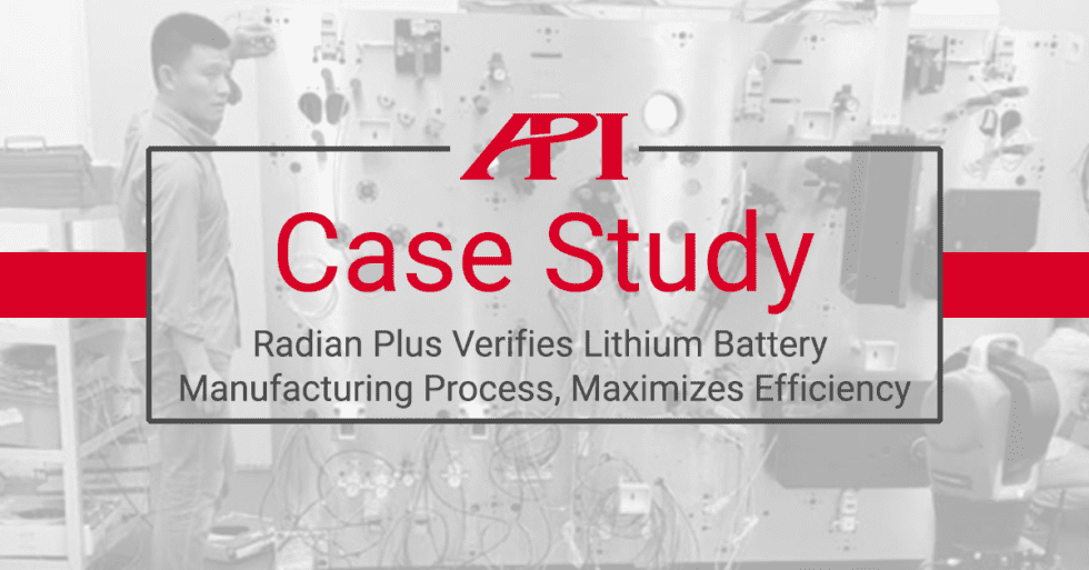 Radian Plus Verifies Lithium Battery Manufacturing Process, Maximizes ...
